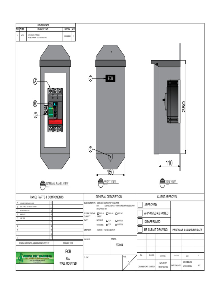 4.ECB, 50A | PDF | Power (Physics) | Electrical Equipment
