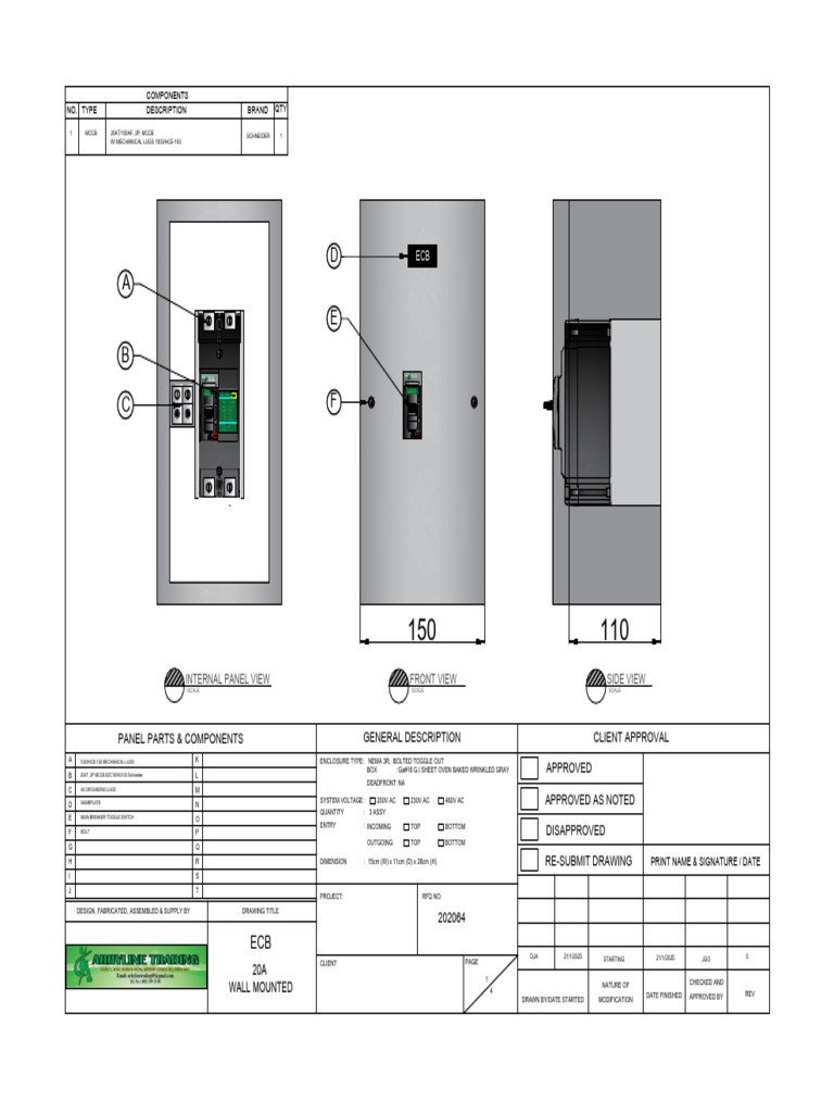 1.ECB, 20A | PDF | Equipment | Power Engineering