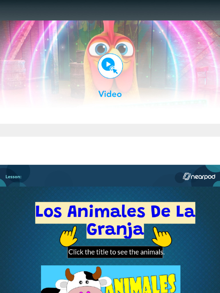 K-5 Spanish Farm Animals Lesson | PDF