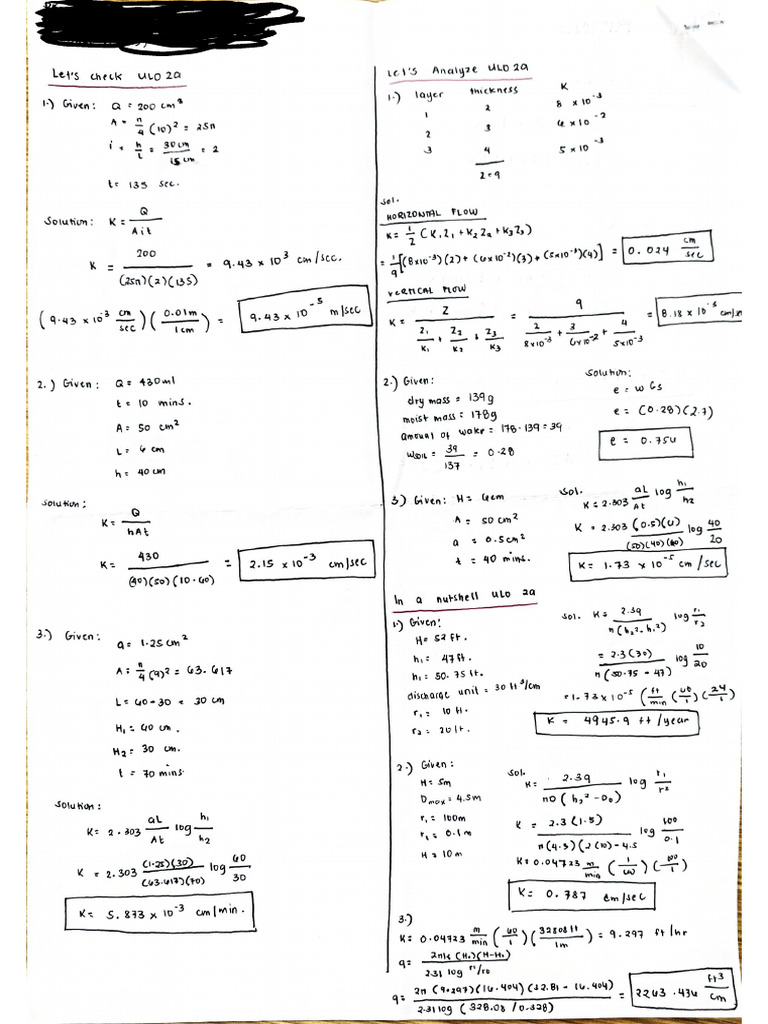 soil mechanics assignment | PDF