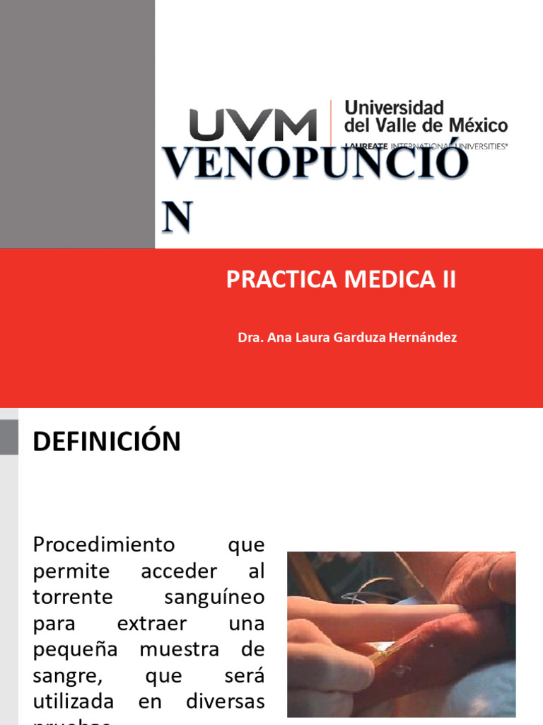 Guía de Venopunción y Toma de Muestras | PDF | Sangre | Medicina CLINICA
