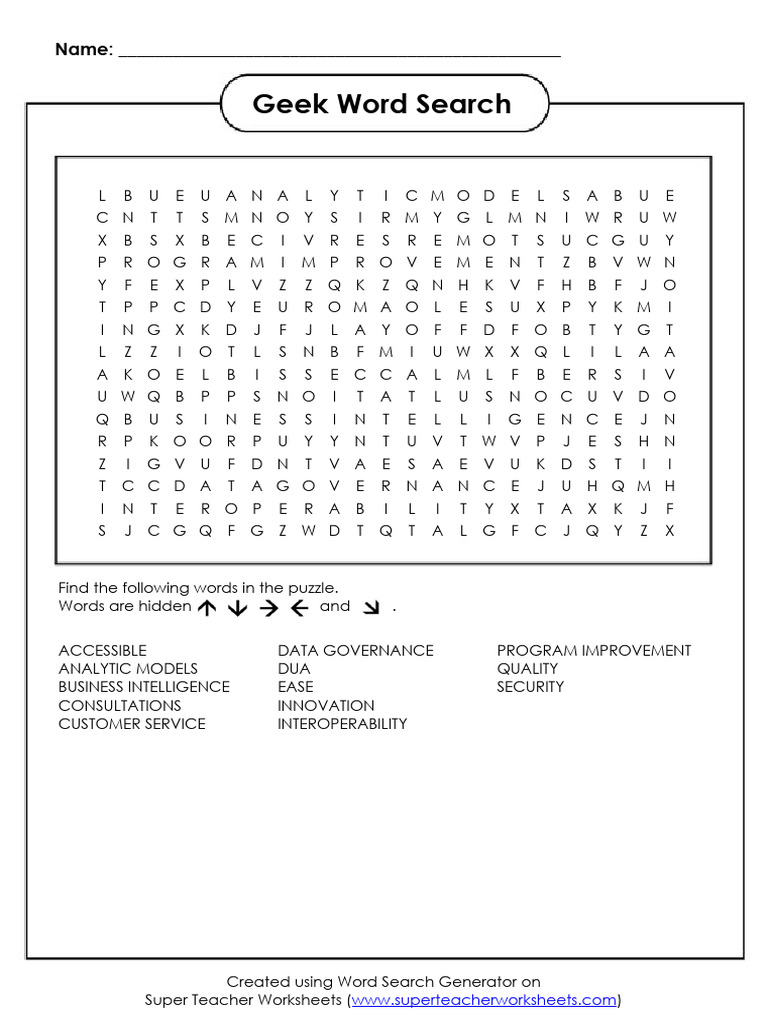 Word Search KEY (1) | PDF | Word Search | Business Intelligence