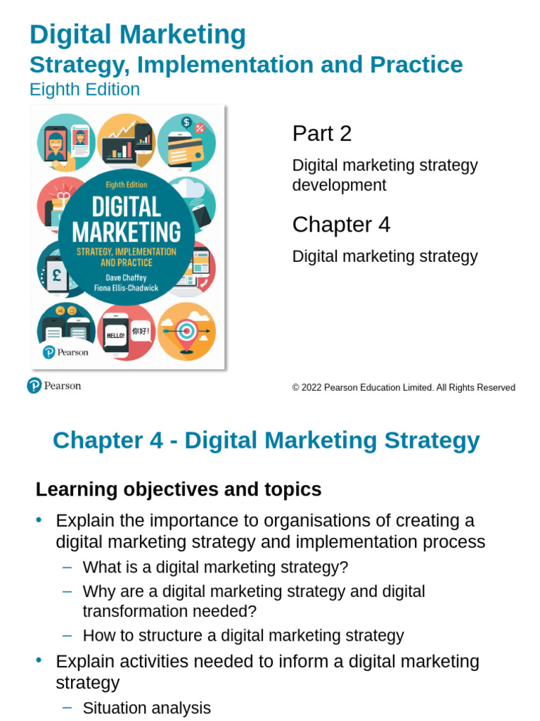 Chapter 4 Digital Marketing Strategy | PDF | Strategic Management | Marketing Strategy