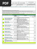 Stop Take 5: Safety Checklist Overview | PDF | Risk | Workplace