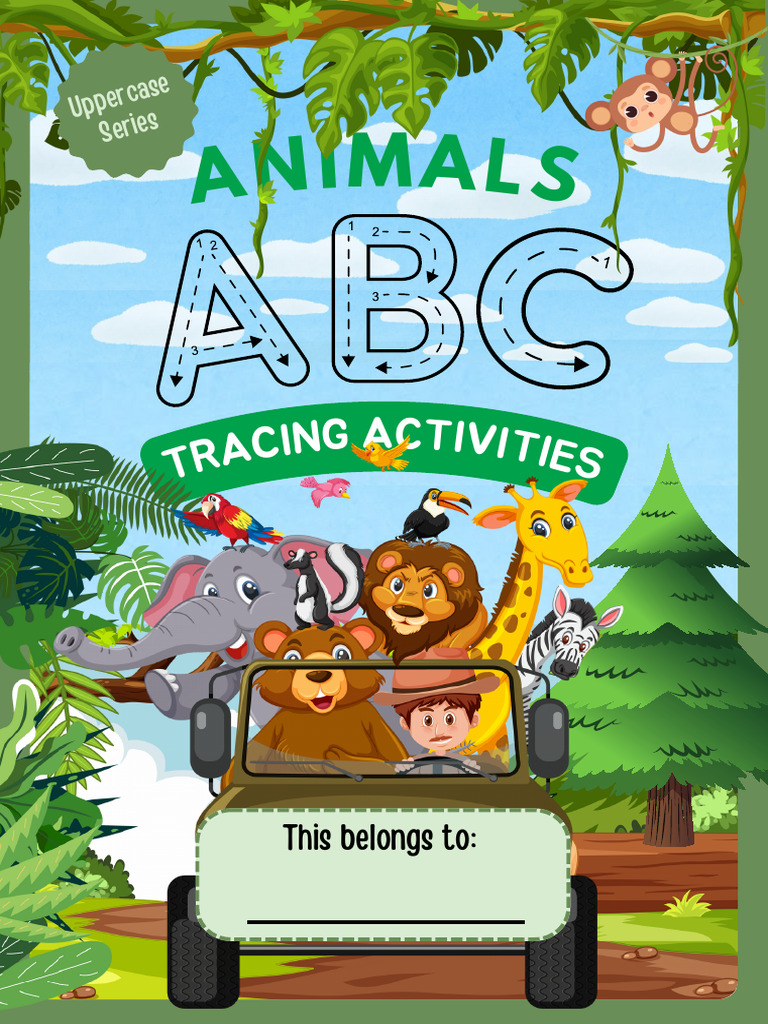Alphabet Tracing Activities (Animals Edition) | PDF