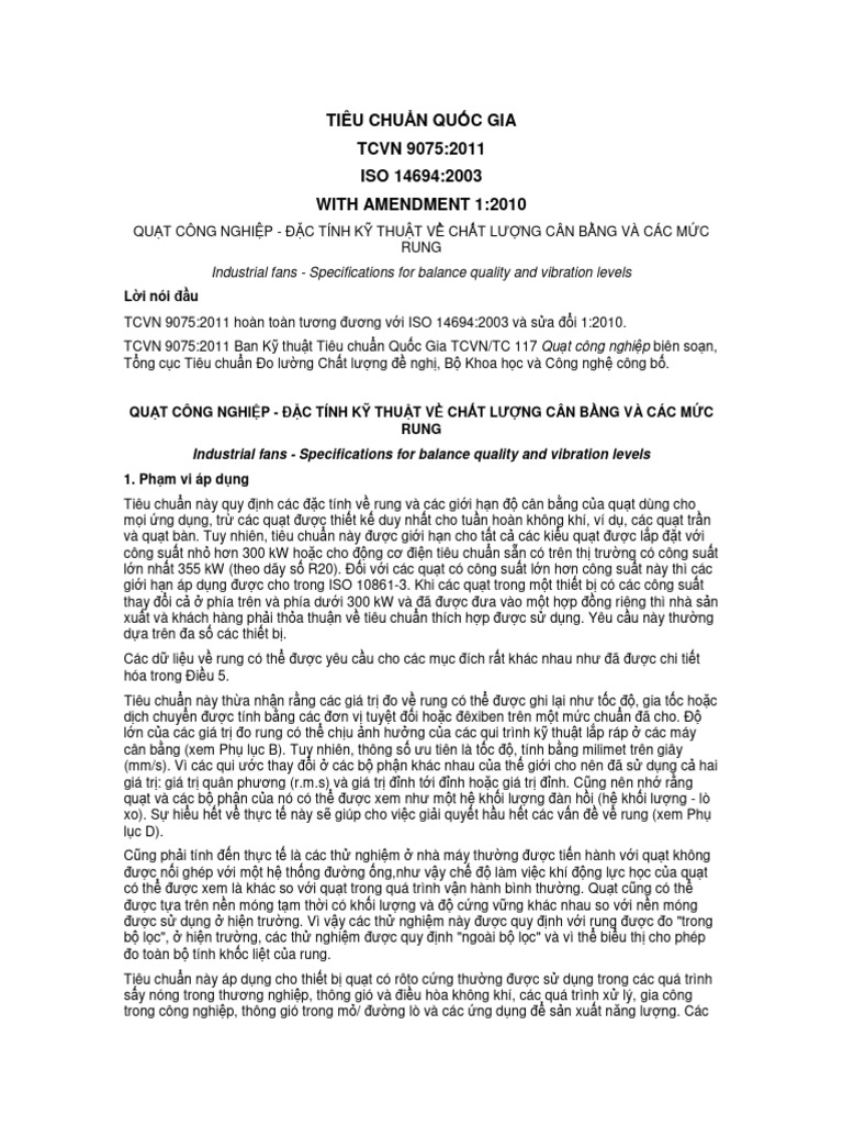 TCVN 9075-2011-ISO - Qu_t Công Nghi_p - Ð_c Tính K_ Thu_t V_ Ch_t Lu_ng Cân B_ng Và Các M_c Rung ...