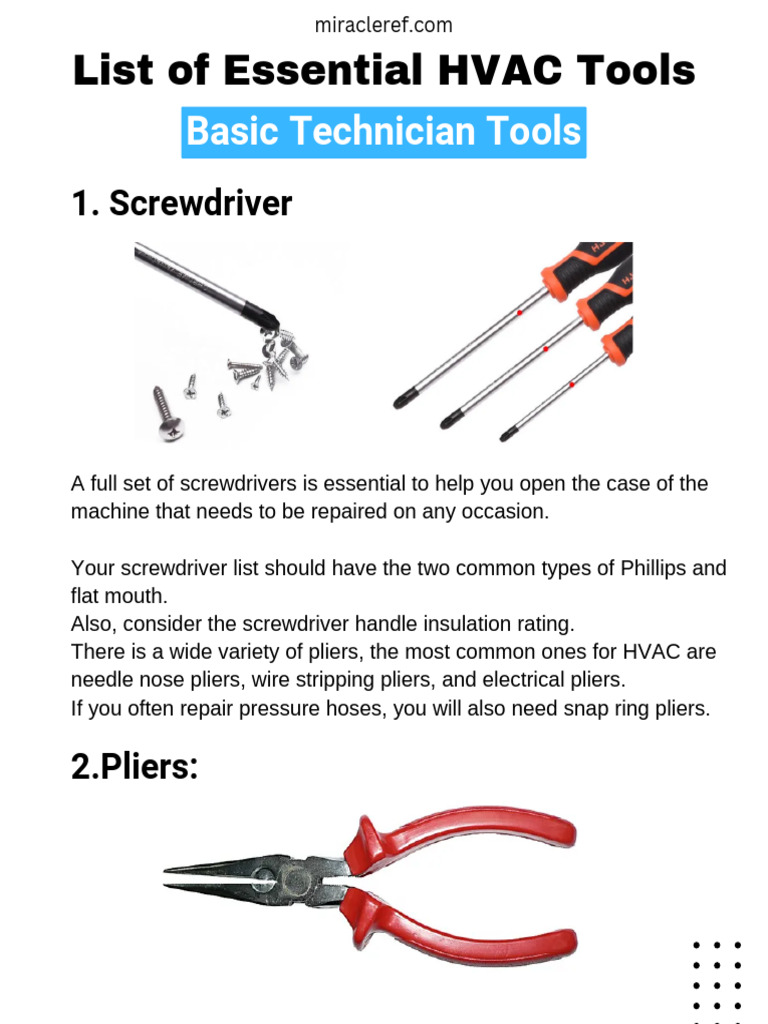 All HVAC Tools For VRF Installation | PDF | Drill | Pipe (Fluid Conveyance)
