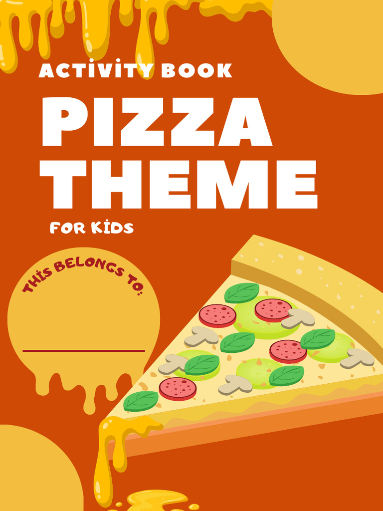 Make Your Own Pizza Busy Book Pretend Play | PDF
