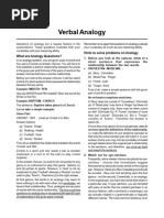 SAT Analogy Practice Questions | PDF