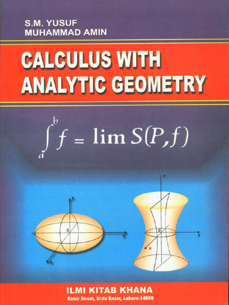 Calculus With Analytical Geometry by SM Yousaf 5 PDF Free | PDF