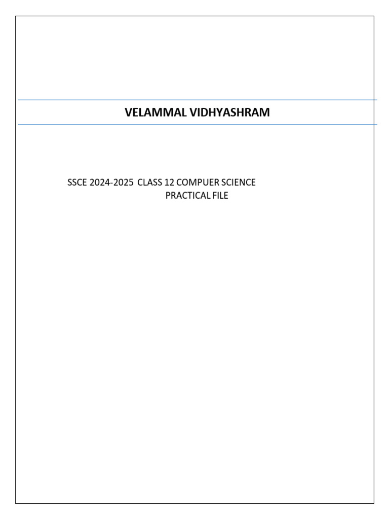 Practical File CS 2024 25(Word) | PDF | String (Computer Science) | Letter Case
