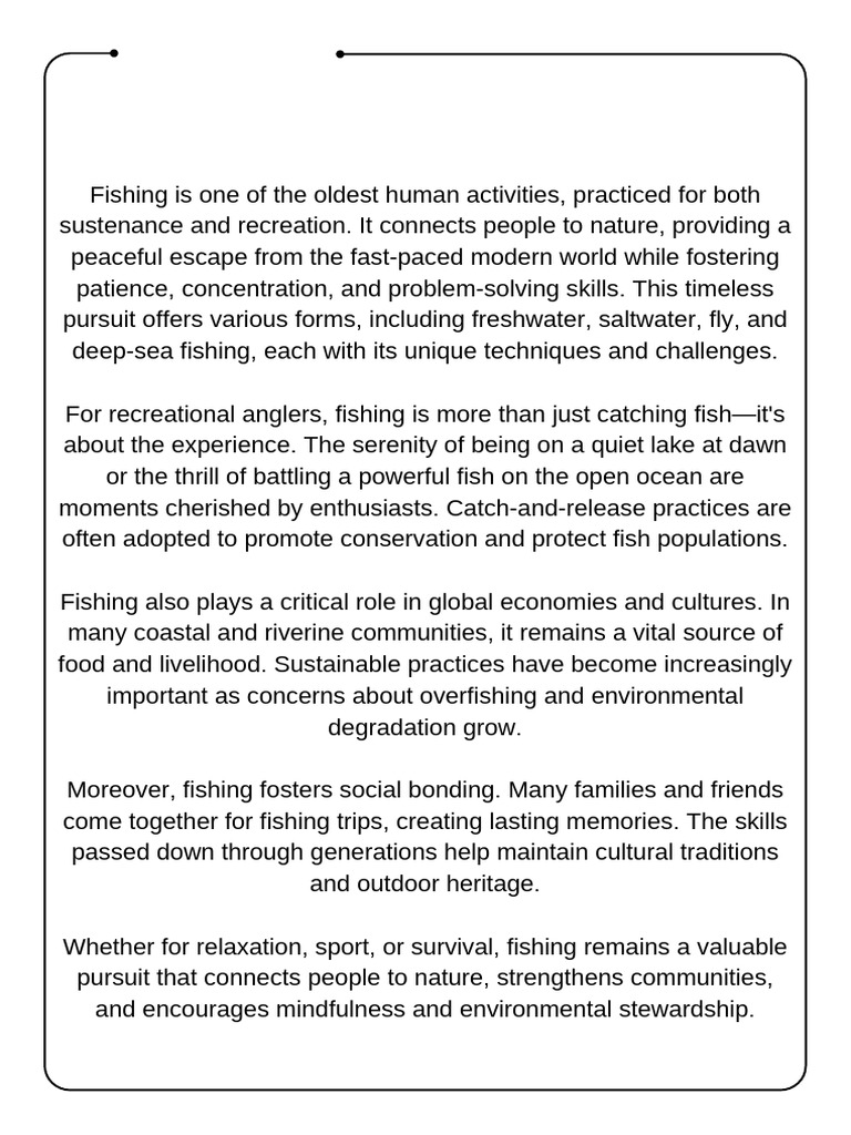 Fishing Resume | PDF