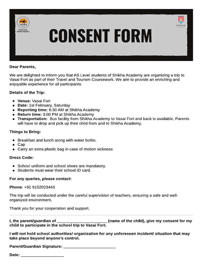 Consent Form | PDF