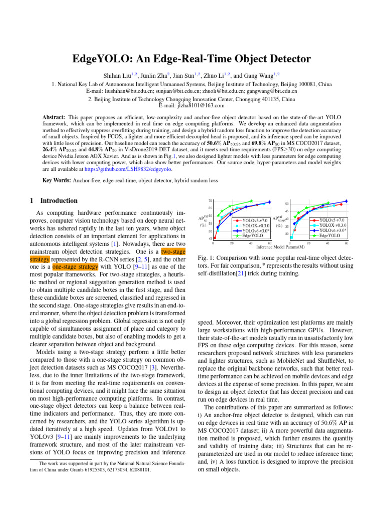 EdgeYOLO AnEdge-Real-Time Object Detector | PDF | Data Compression | Statistical Inference