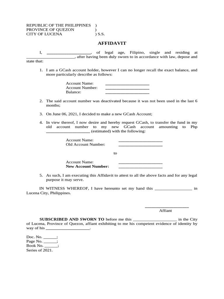 Affidavit | PDF