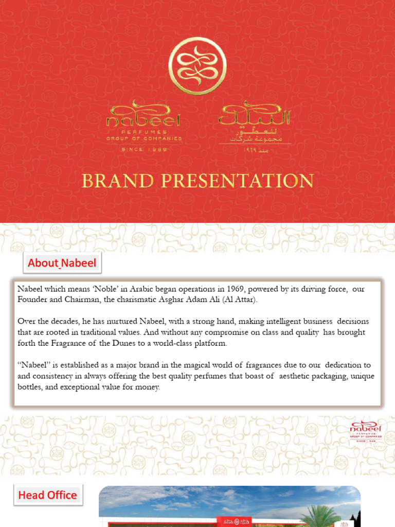 Nabeel Brand Presentation 2024 | PDF | Perfume | Odor