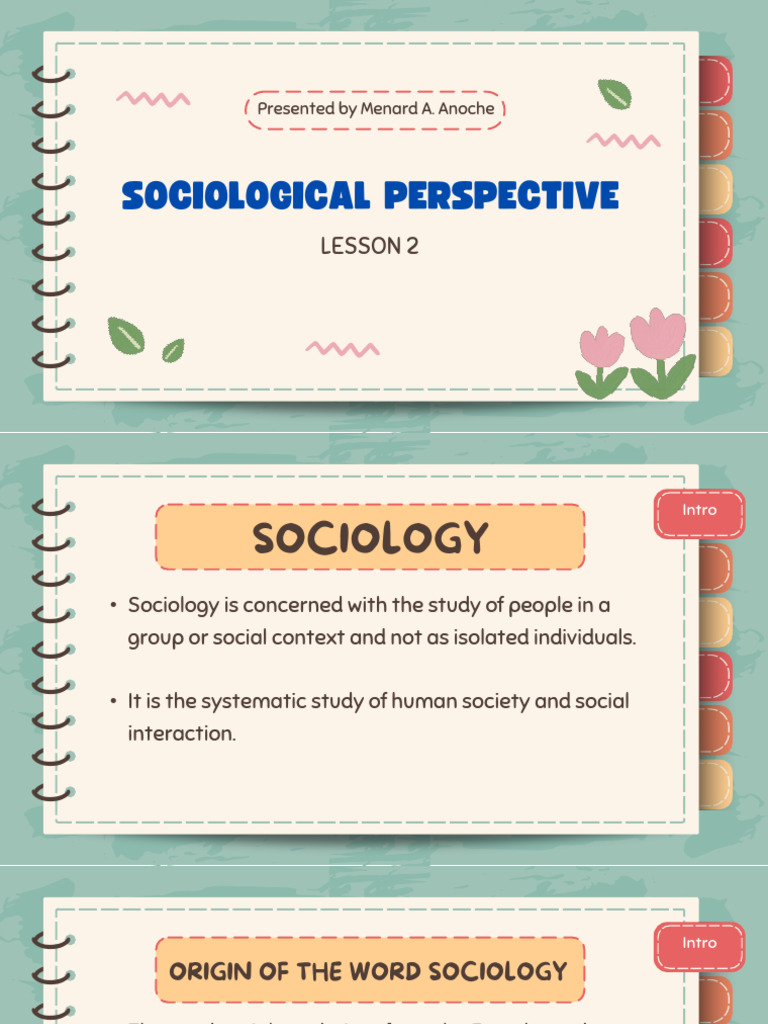 Topic 3 - Sociological Perspective of the Self | PDF | Sociology ... Topic 3 - Sociological Perspective of the Self | PDF | Sociology ...