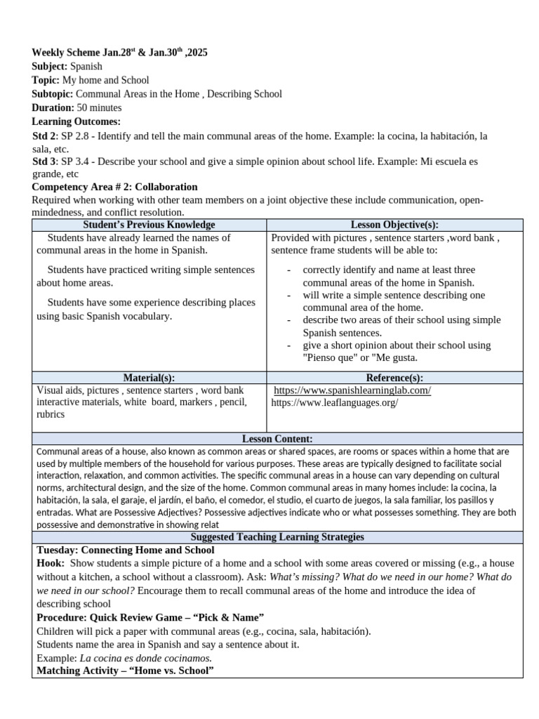 Spanish 12 | PDF | Learning | Cognitive Science