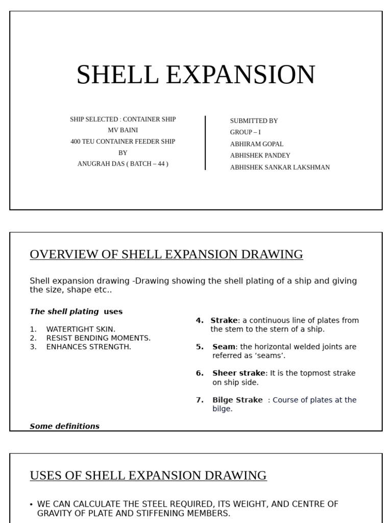 Shell Expansion - Group 1 | PDF | Center Of Mass | Area