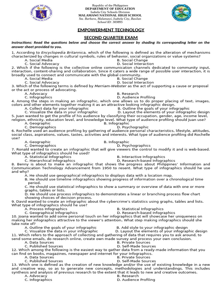 TQ-Q2 Empowerment Technology | PDF | Infographics | Copyright