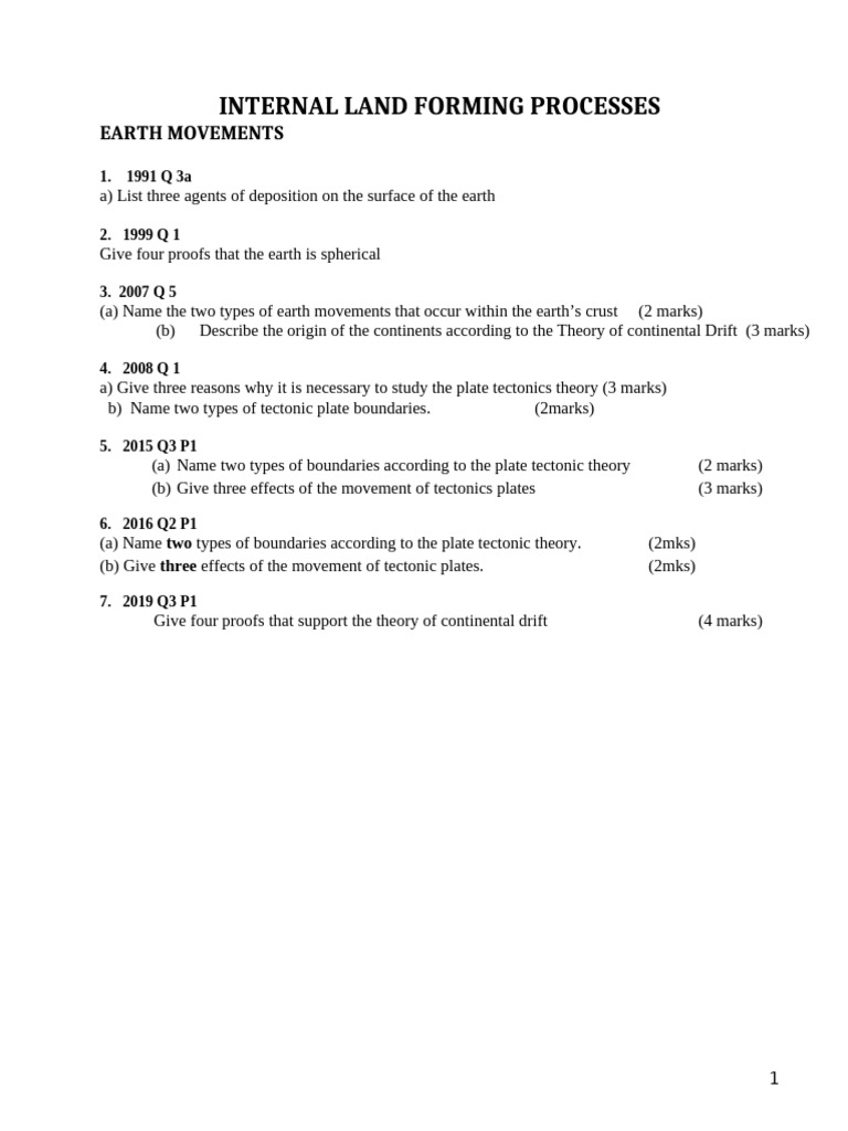 Geo f2 | PDF | Volcano | Plate Tectonics