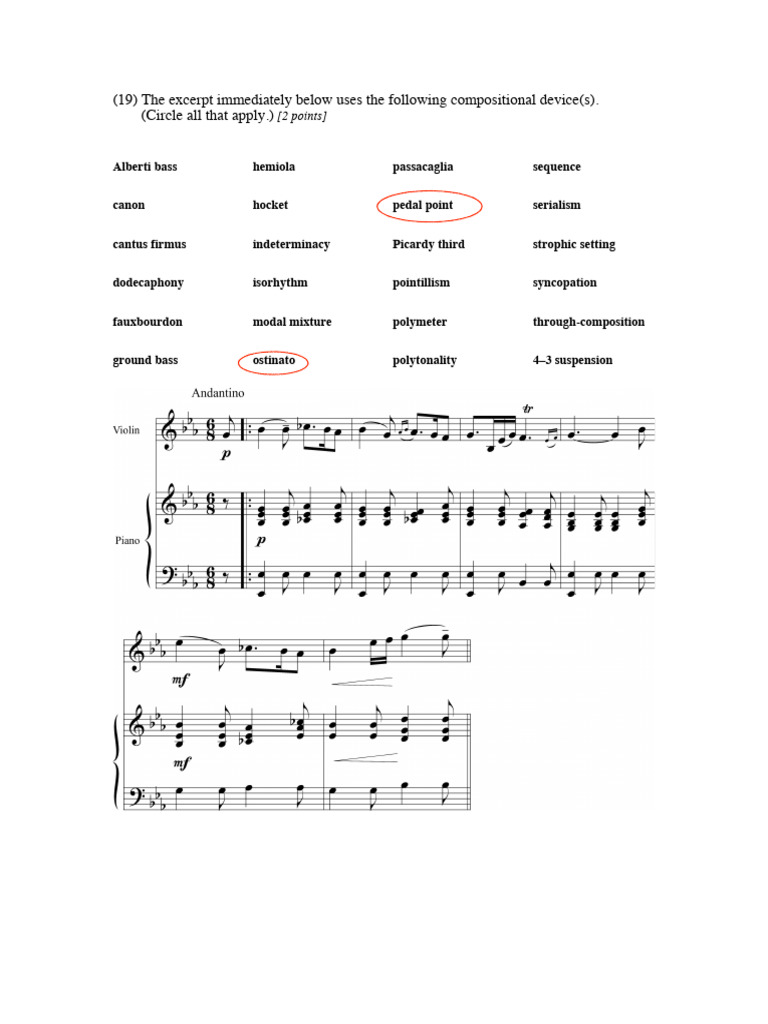 Compositional Devices Test 1 | PDF