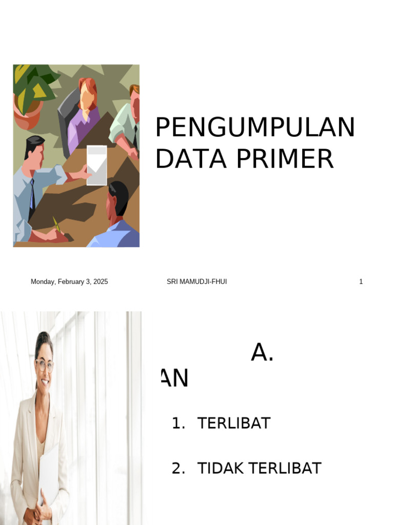 Pengumpulan Data Primer | PDF