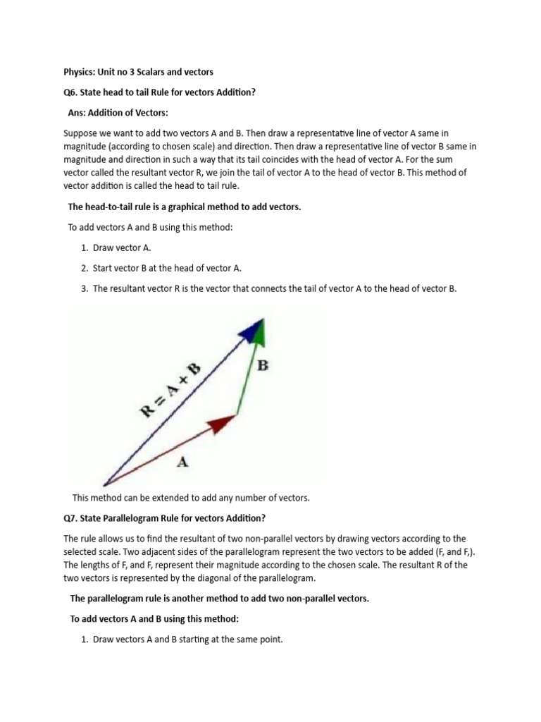 Physics Unit no 03 Q 6,7 | PDF