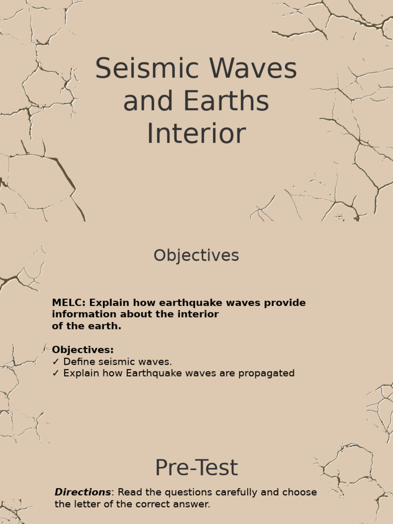 Module 5 Seismic waves and Earth's Interior | PDF | Seismology ...