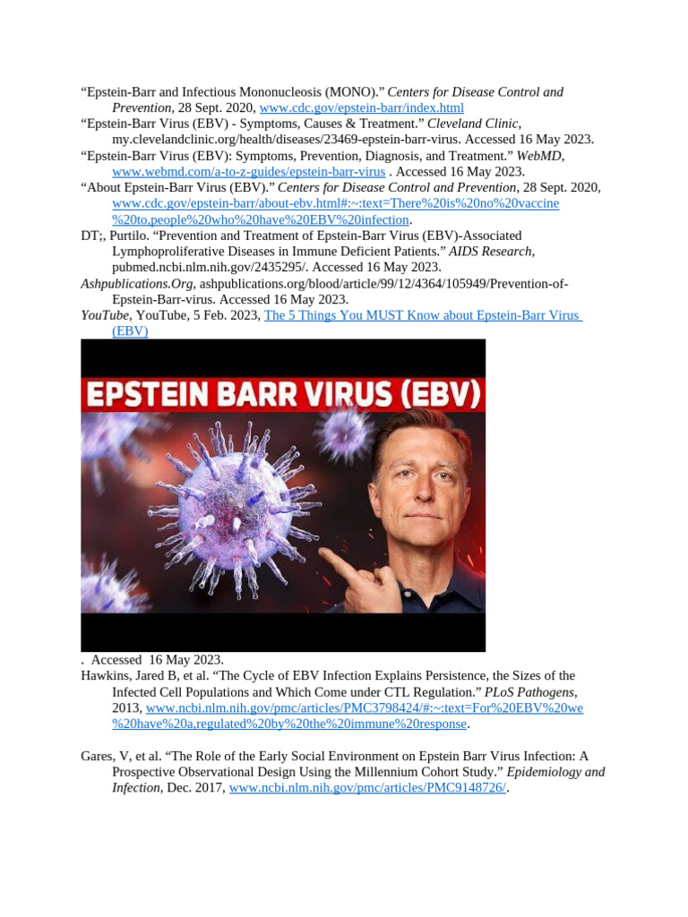 Epstein | PDF | Human Diseases And Disorders | Clinical Medicine