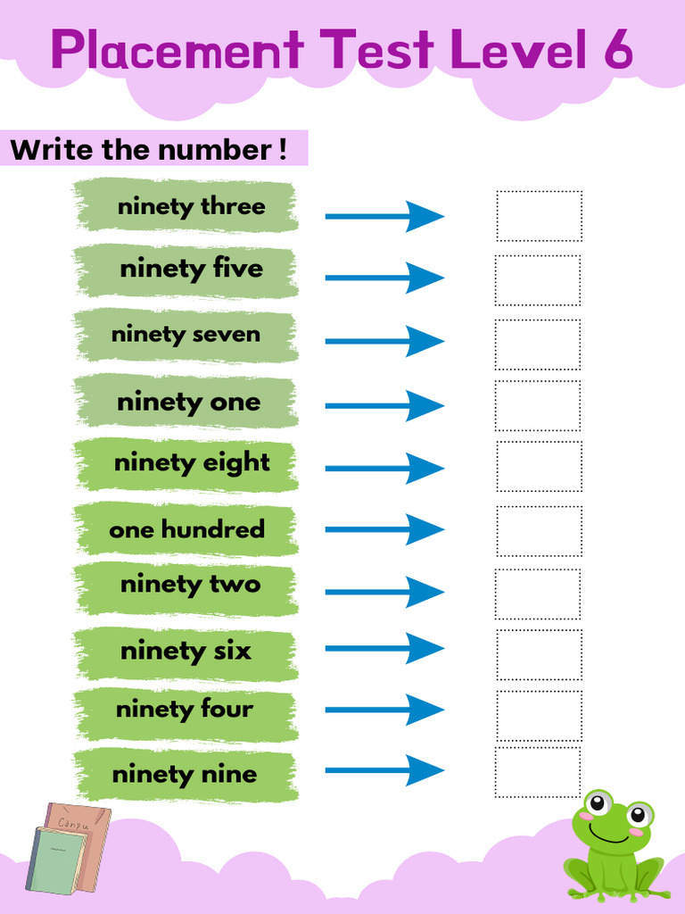 Placement Test Level 6 | PDF