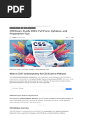 CSS Syllabus 2025 (PDF) - FPSC Revised Syllabus Download | PDF | Urdu