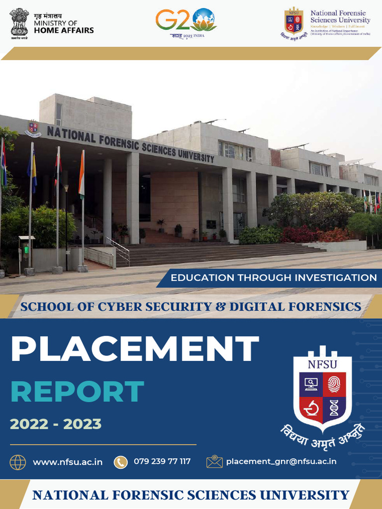 Placement-Report-of-SCSDF_NFSU | PDF | Computer Security | Security