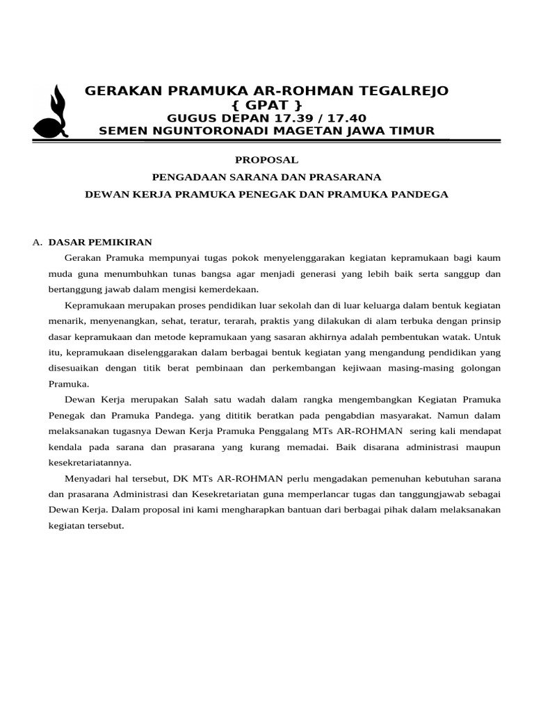 Isi Rab Pramuka | PDF