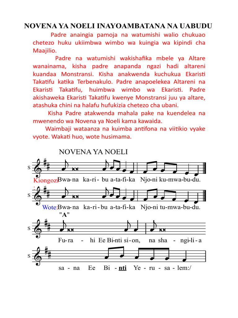 Novena Ya Noeli | PDF