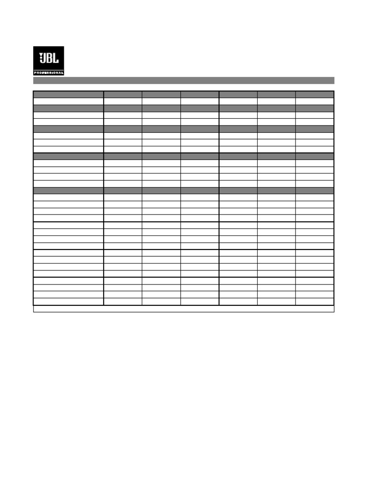 dbx DriveRack 260 Tuning Guide | PDF | Amplifier | Bandwidth (Signal Processing)