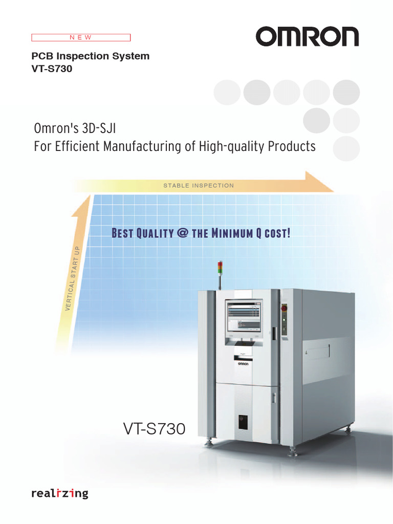 VT-S730: Advanced PCB Inspection System | PDF | Printed Circuit Board