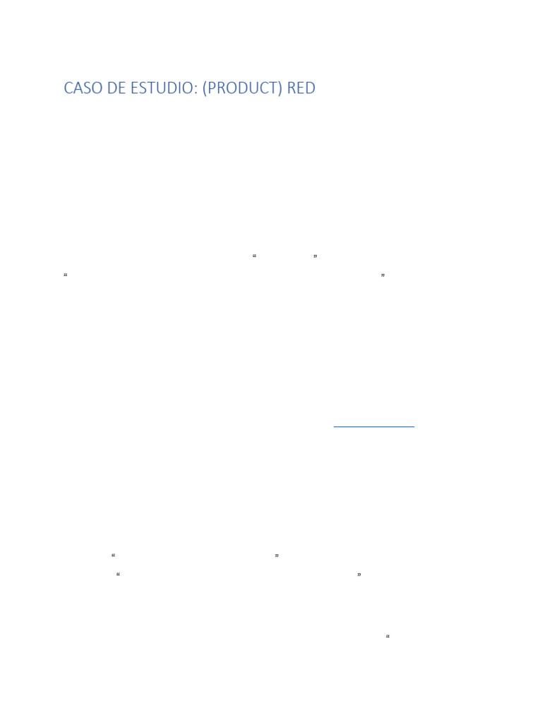 CASO DE ESTUDIO RED ESR- (1) | PDF | Marketing