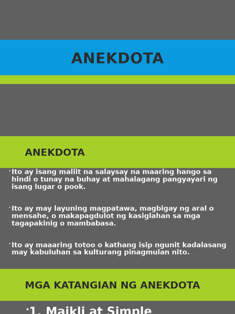 ANEKDOTA | PDF