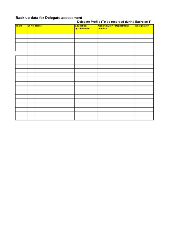 3.04 PR 360 FSSC22000 LA-DA Form Back Up Data Template | PDF