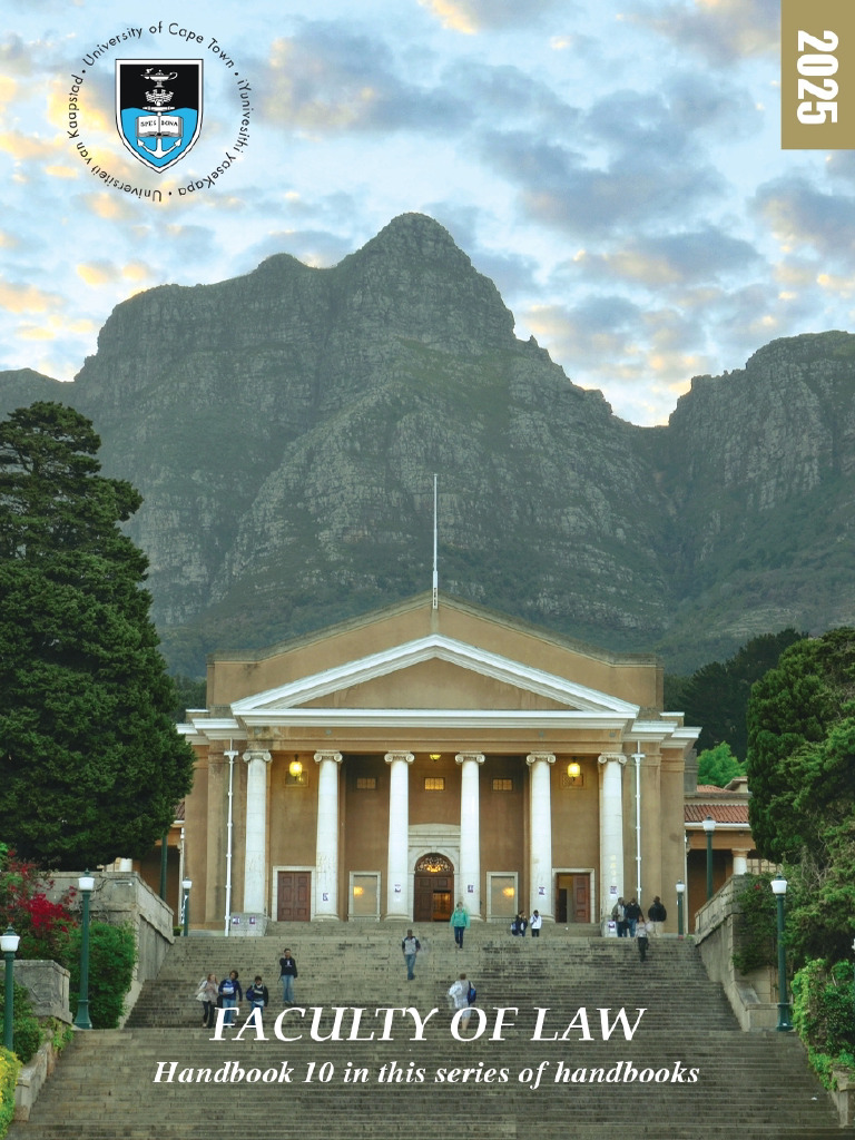 UCT Law Faculty Handbook 2025 | PDF | Academic Degree | Master's Degree