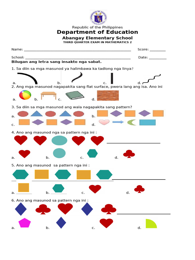 2 (Q3 Qe) Math | PDF