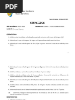 Ejercicios Moles-Moleculas-Y-Masa-Molar PDF | PDF | Mole (Unidad ...
