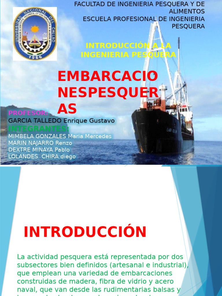 Embarcaciones Pesqueras | PDF | Buques | Barcos