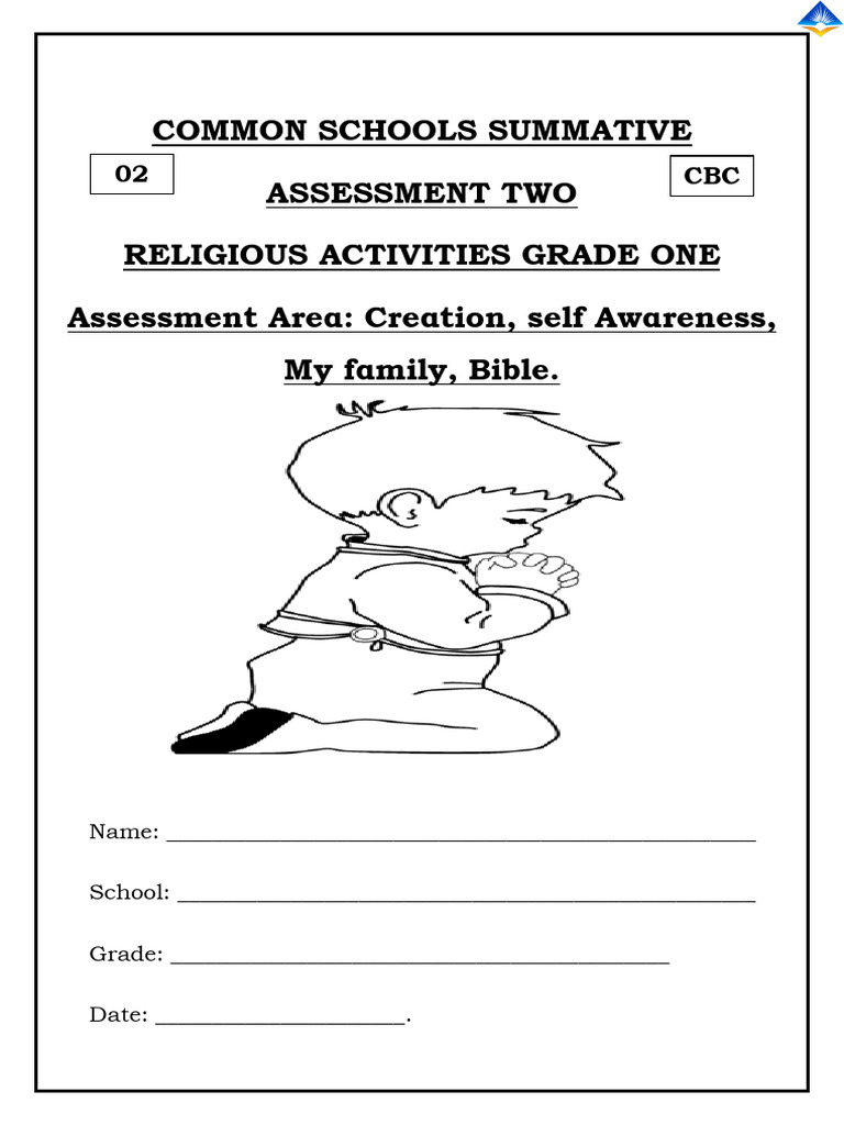 Grade 1 Religious Activities Assessment | PDF | Religious Belief And ...