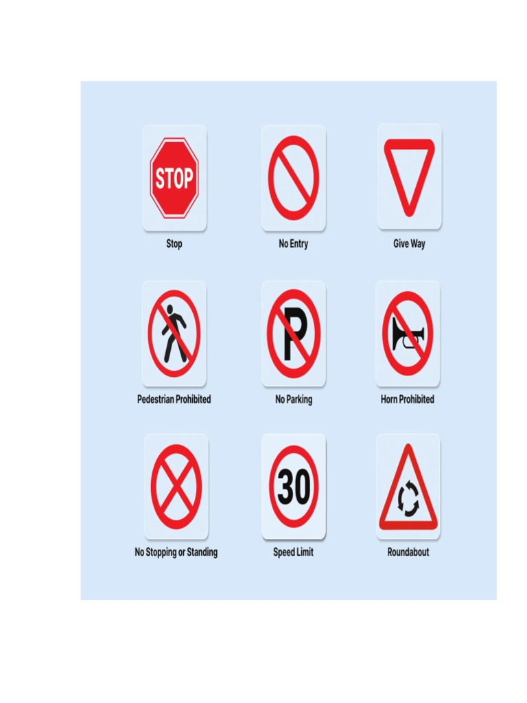 Trafic Signs | PDF