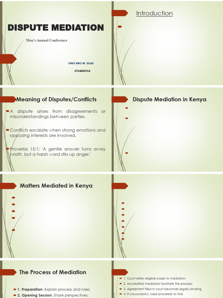 Mens_Confe2024 | PDF | Mediation | Alternative Dispute Resolution