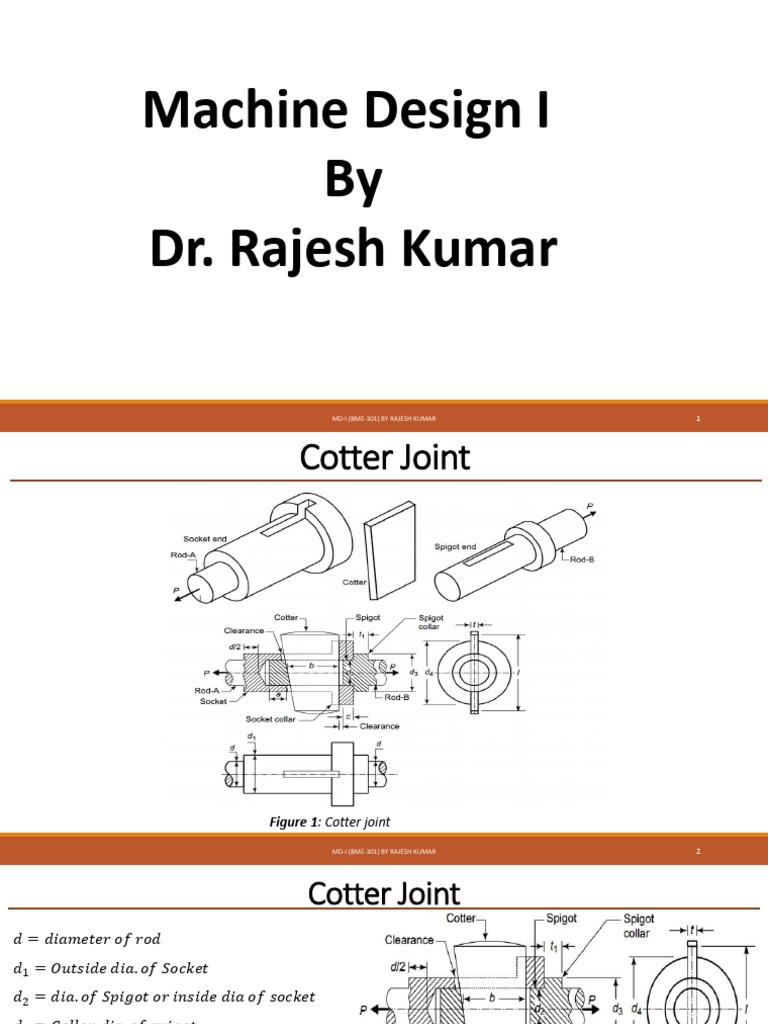 Cotter Joint Design and Analysis Guide | PDF | Bending | Strength Of ...
