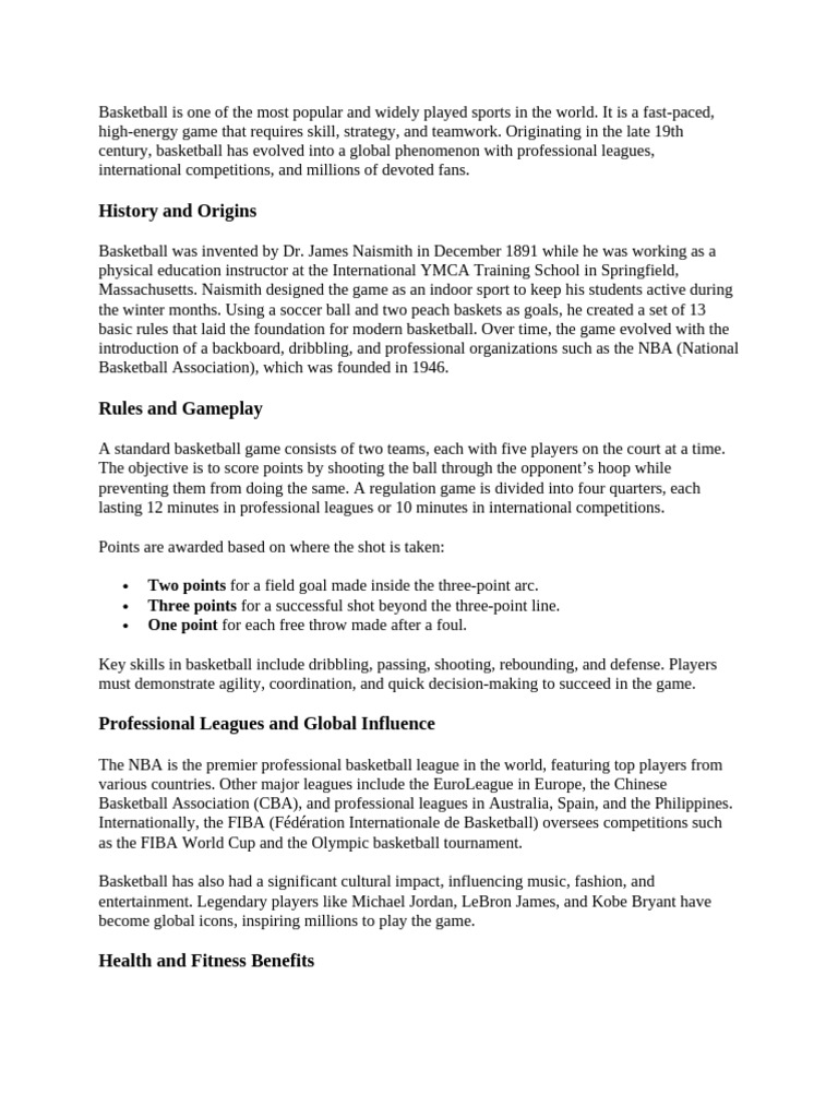 5 | PDF | Ball Games | Team Sports