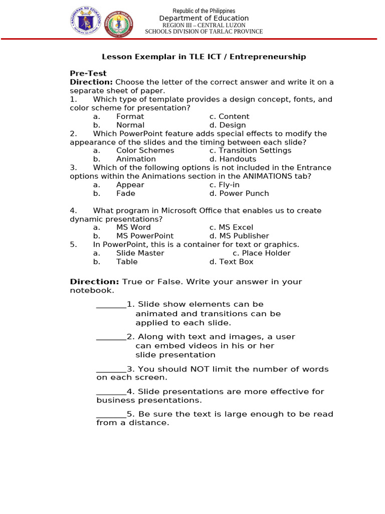 1 Alvin Paras Lesson Exemplar in Tleict6 | PDF | Hyperlink | Point And ...